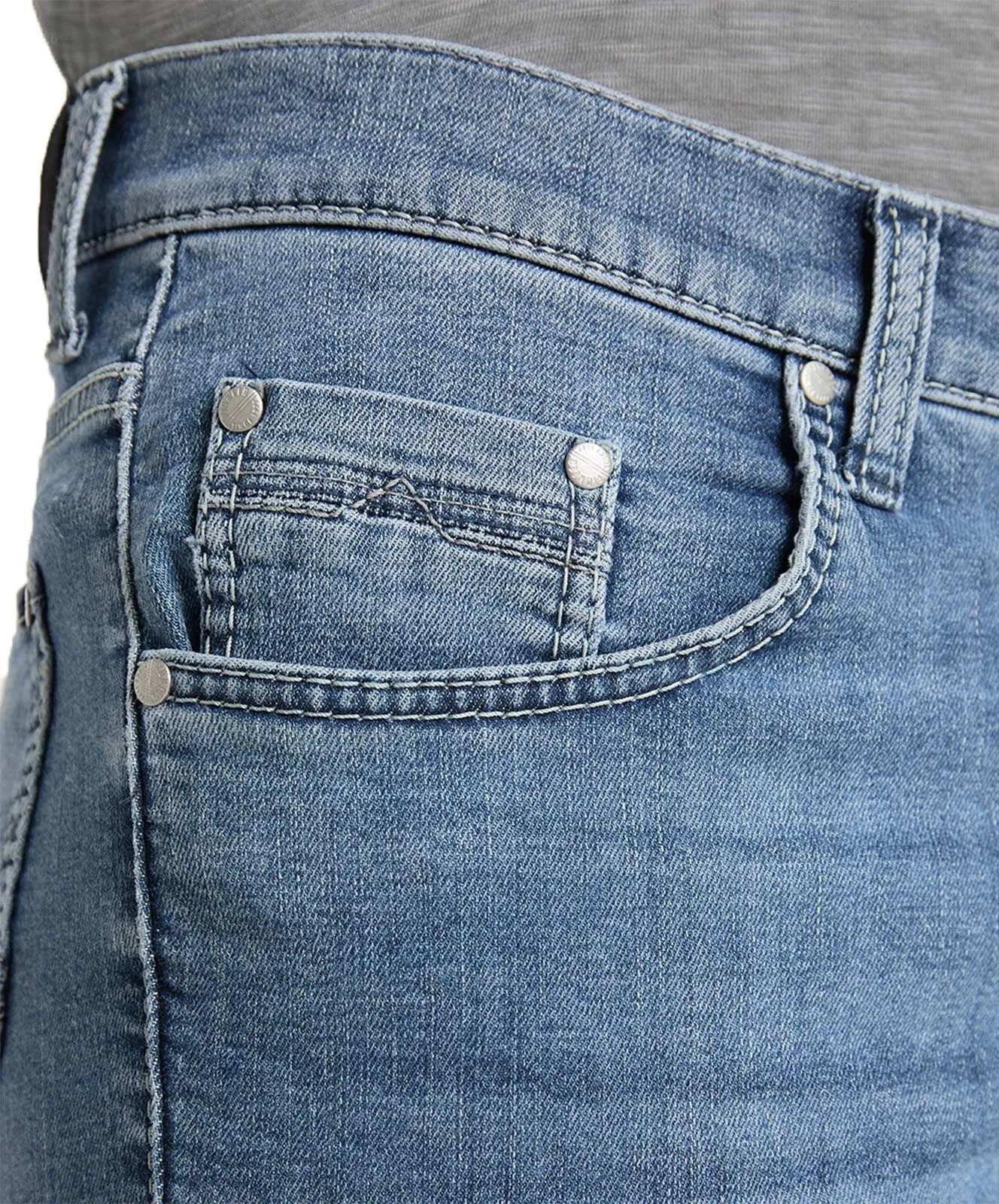 Pioneer Rando Jeans Regular Fit in blauer Stone Färbung