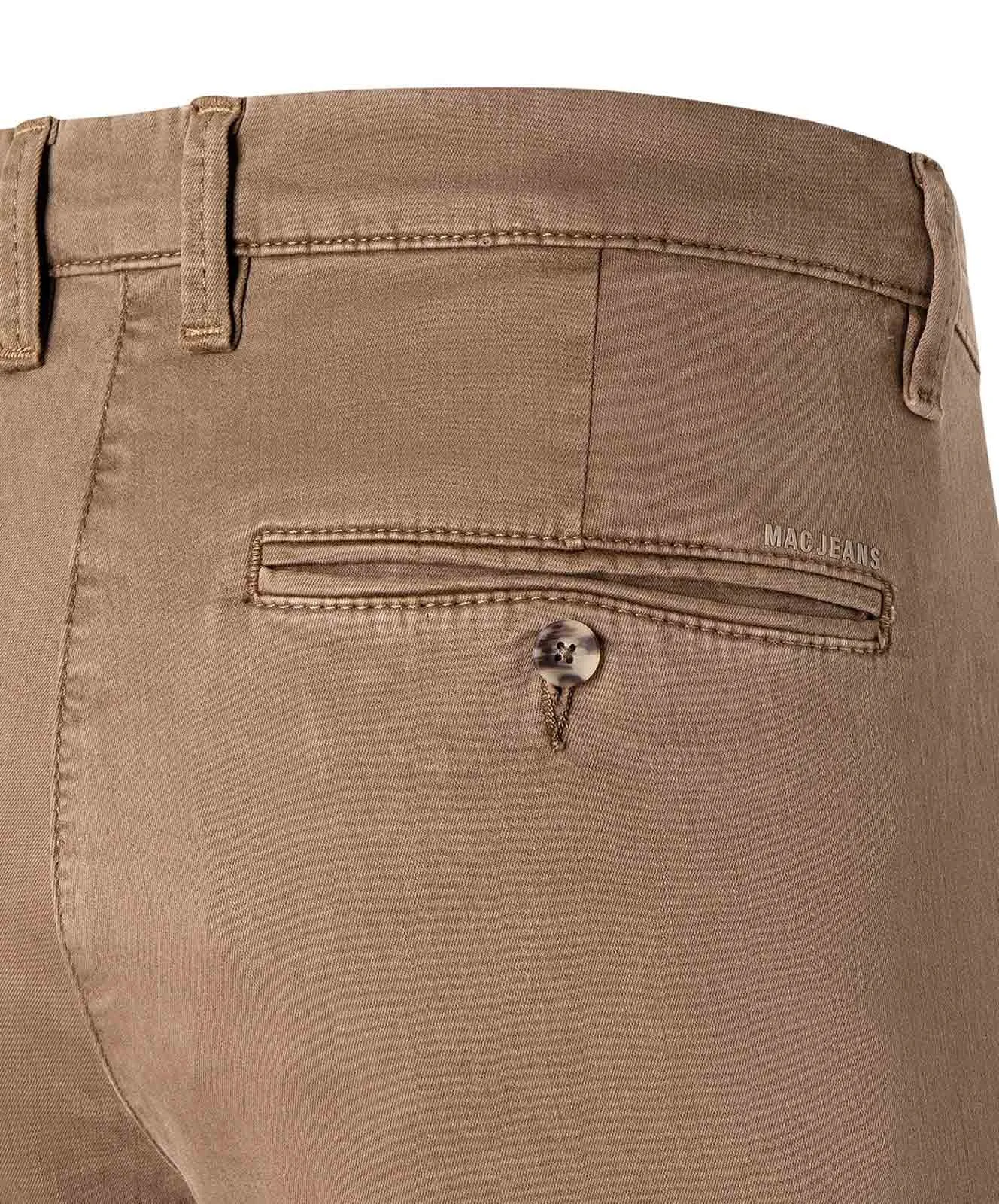 Mac Drivers Pants im Chino Design in Hazelnut Färbung