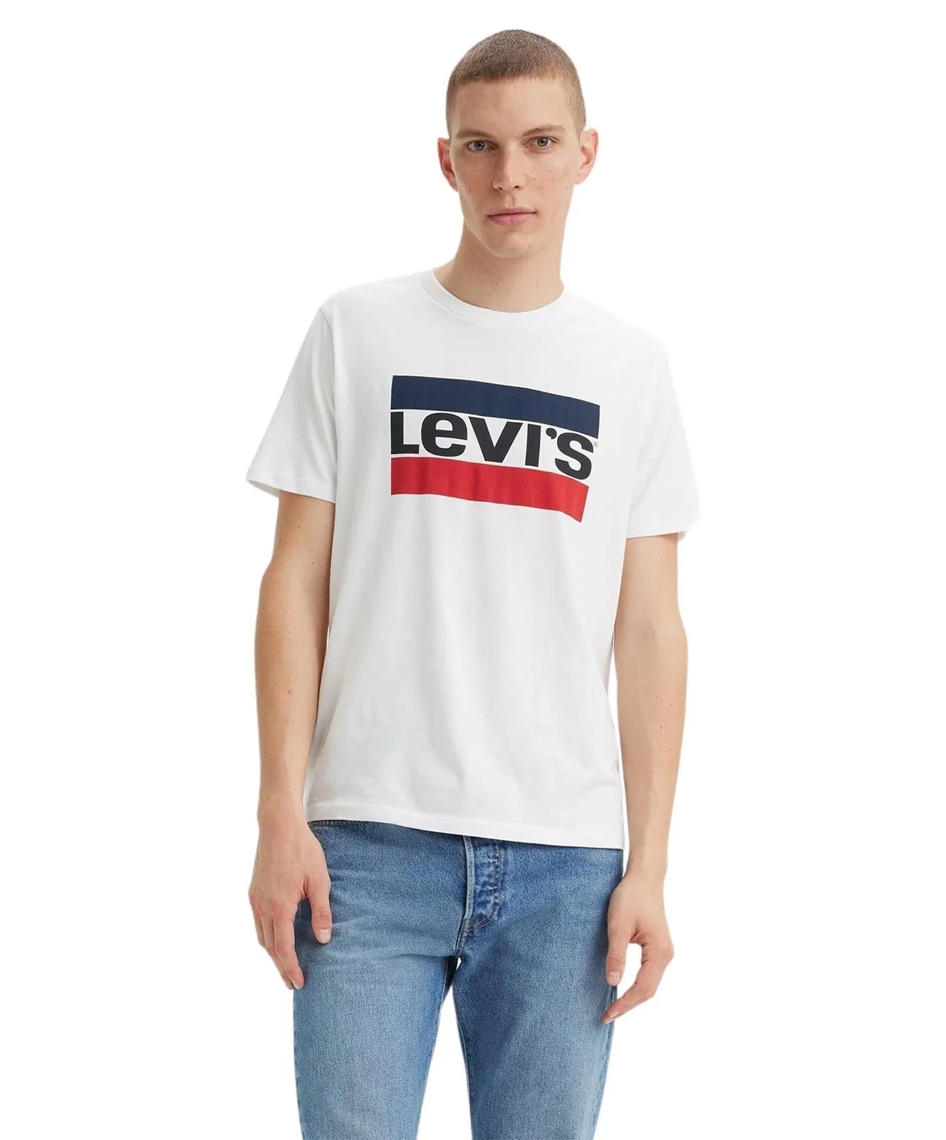 Levi's Herren T-Shirt Sportswear Logo Tee 84 in Weiß