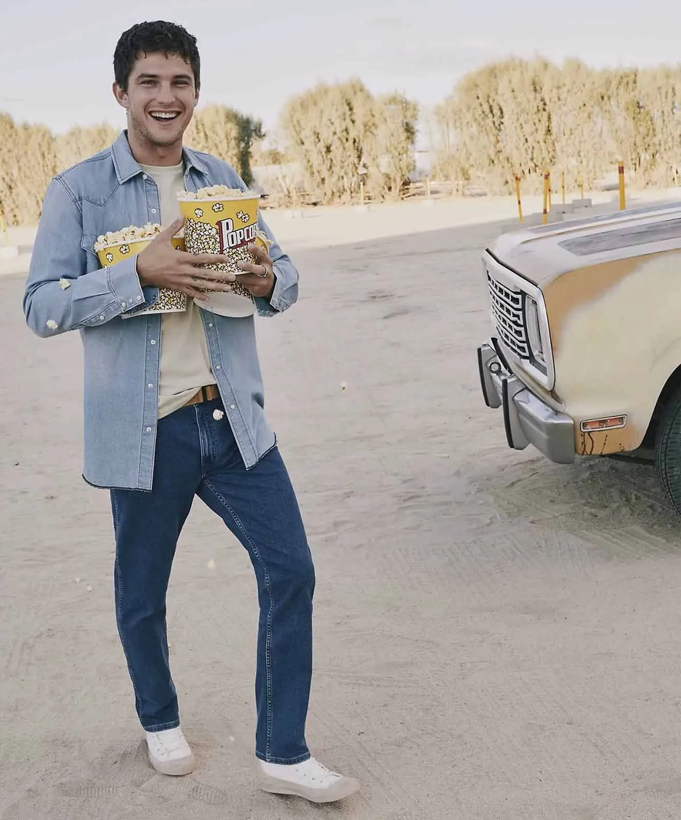 Wrangler Greensboro Jeans Straight Fit in Stonewash