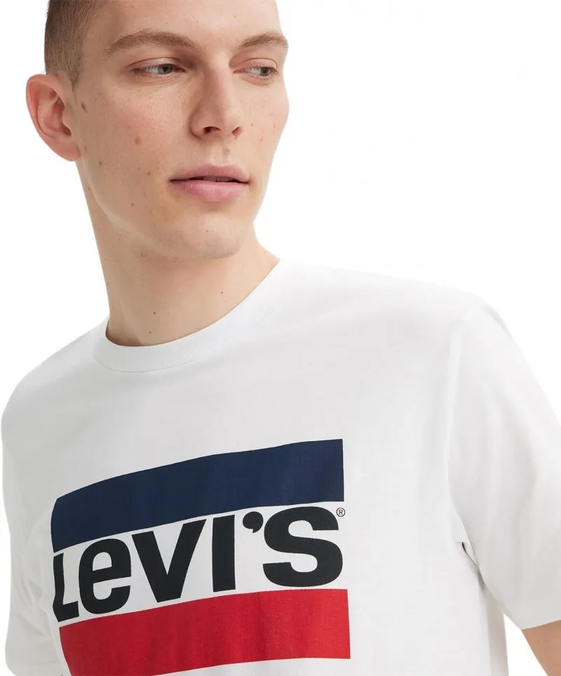 Levi's Herren T-Shirt Sportswear Logo Tee 84 in Weiß