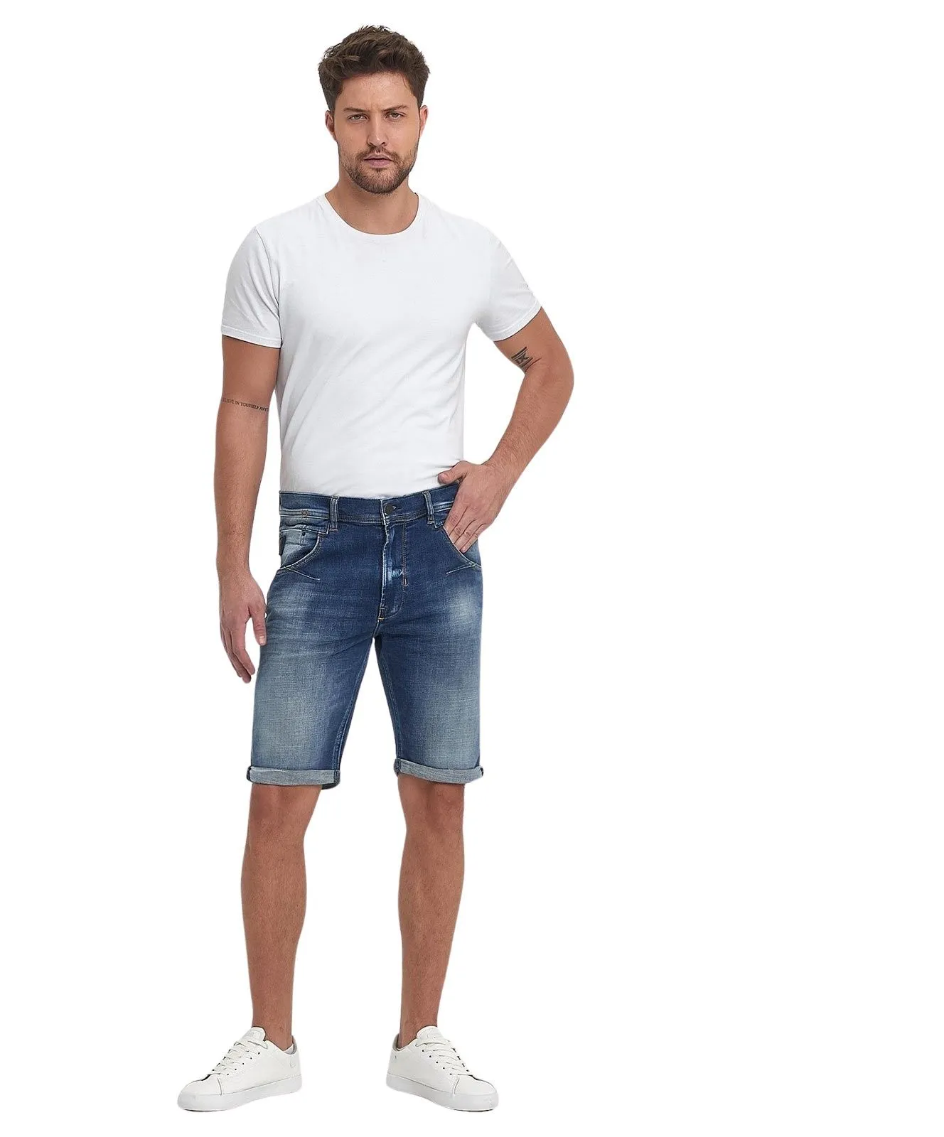 LTB Jeans Shorts Darwin in dunkler Waschung