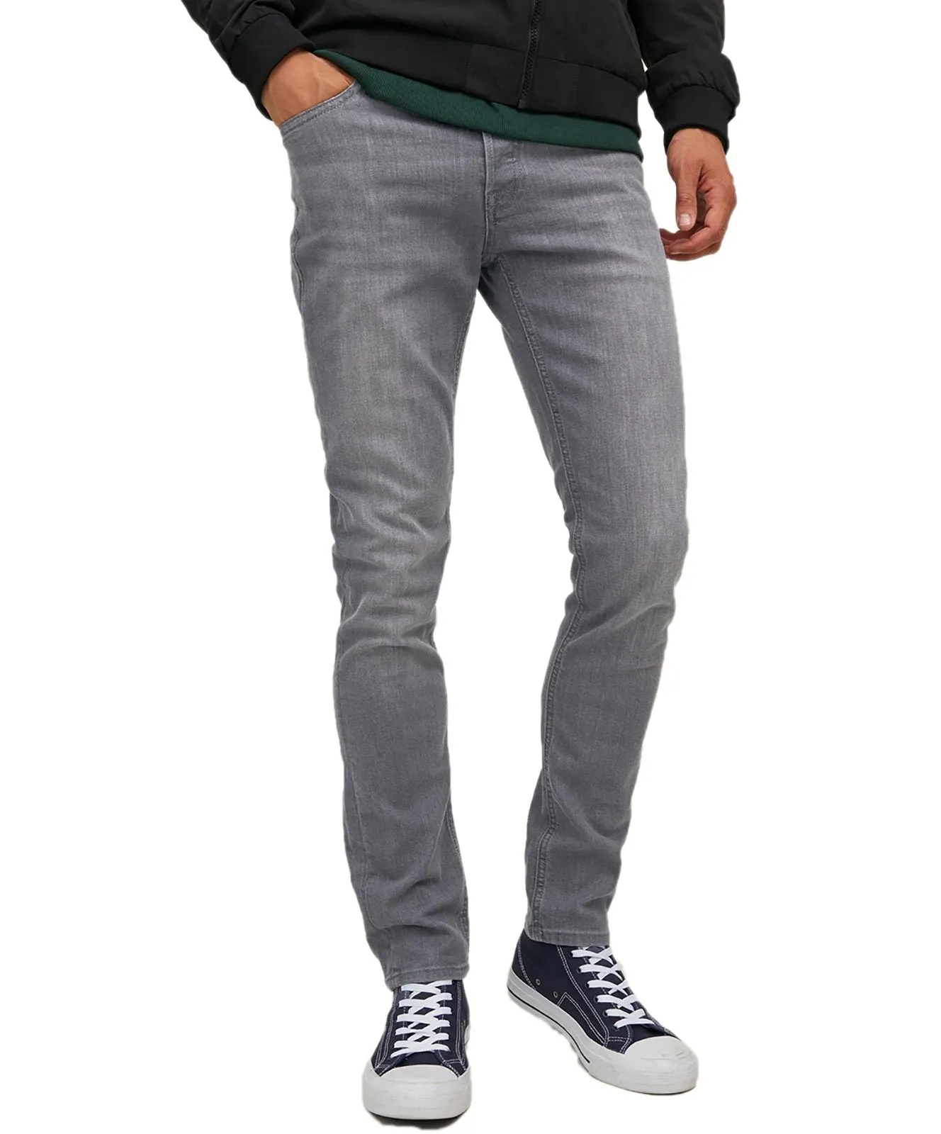 Jack & Jones Glenn Jeans Slim Fit in grauer Waschung