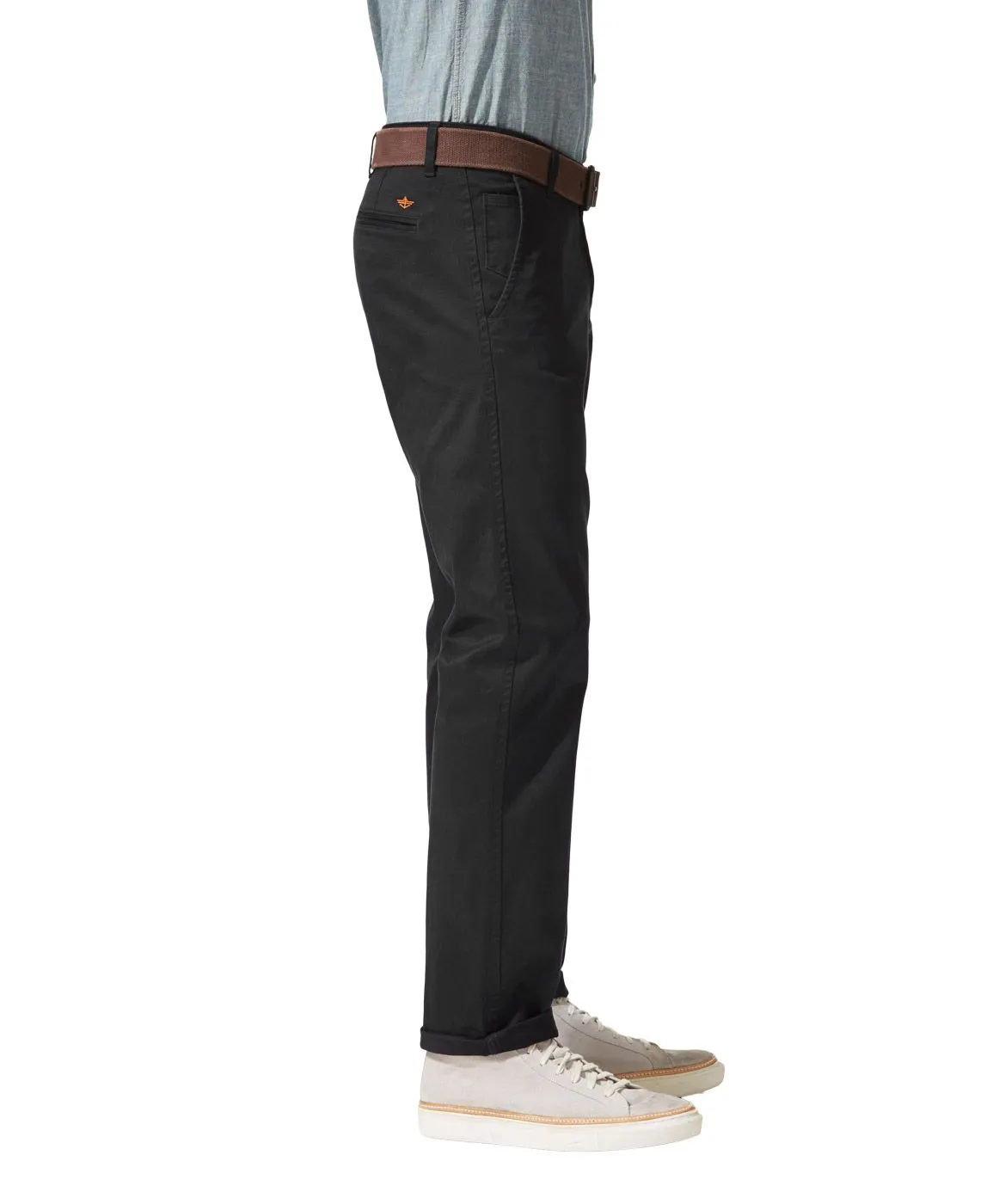 Dockers Slim Fit Hose Alpha Original in schwarzer Chino Form | JEANS ...